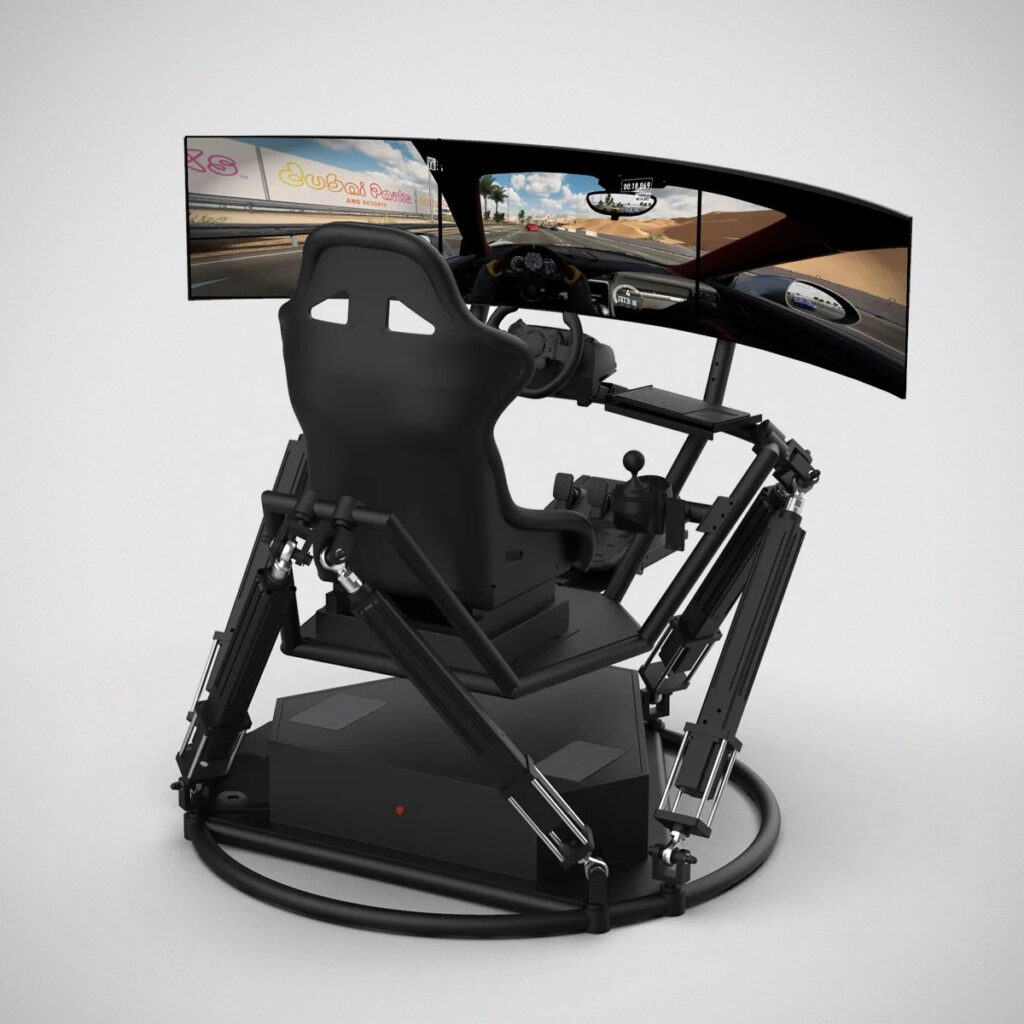 CloudRC AdvenX3 Cockpit Motion Chair 6DOF Racing Online System: RC Car Meets Motion Driving ...