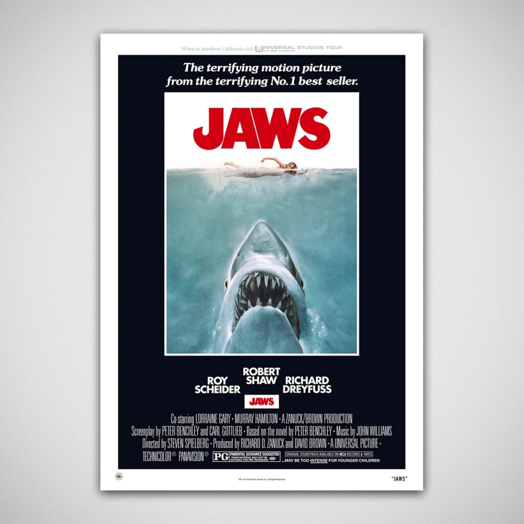 Jaws (Editions) Movie Poster By Roger Kastel: Not Lenticular But Still Very Collectible