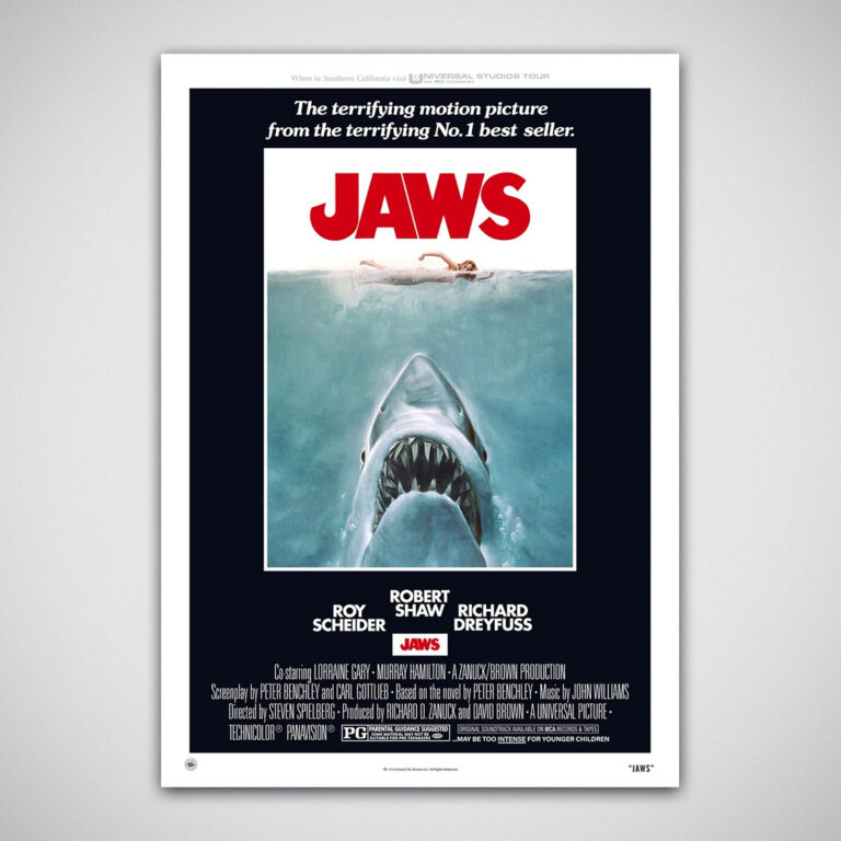 Jaws (Editions) Movie Poster By Roger Kastel: Not Lenticular But Still ...