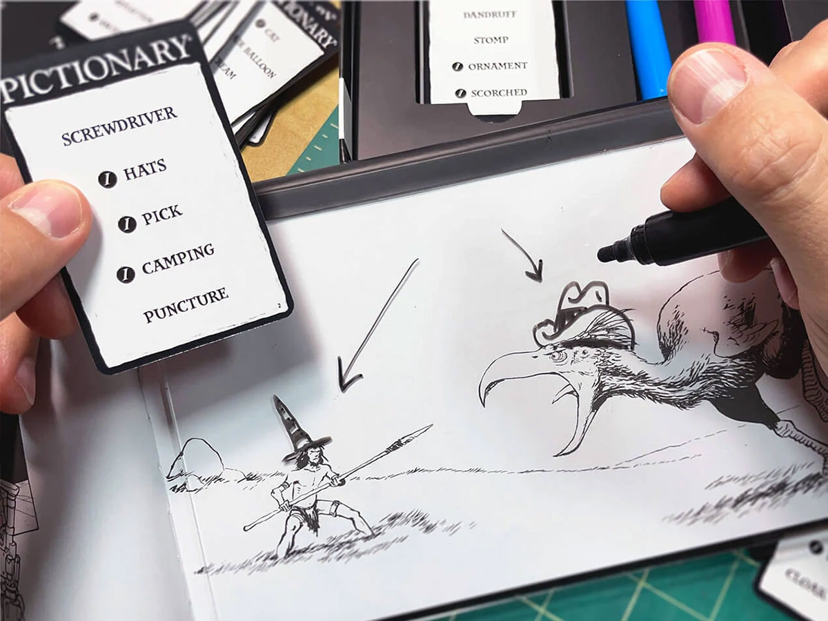Pictionary x Inktober Sketchbook Edition: Say No To Doodle Of Stick ...
