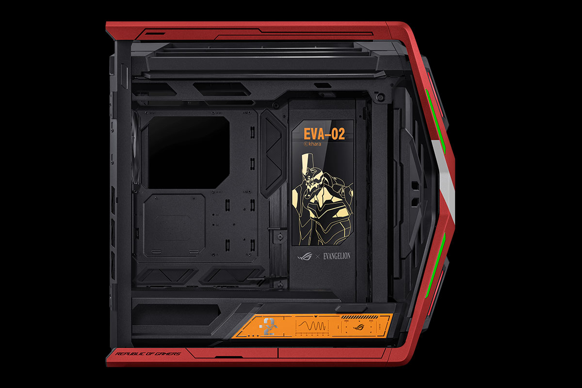 ASUS x Evangelion EVA-02 PC Gaming Components And Peripherals