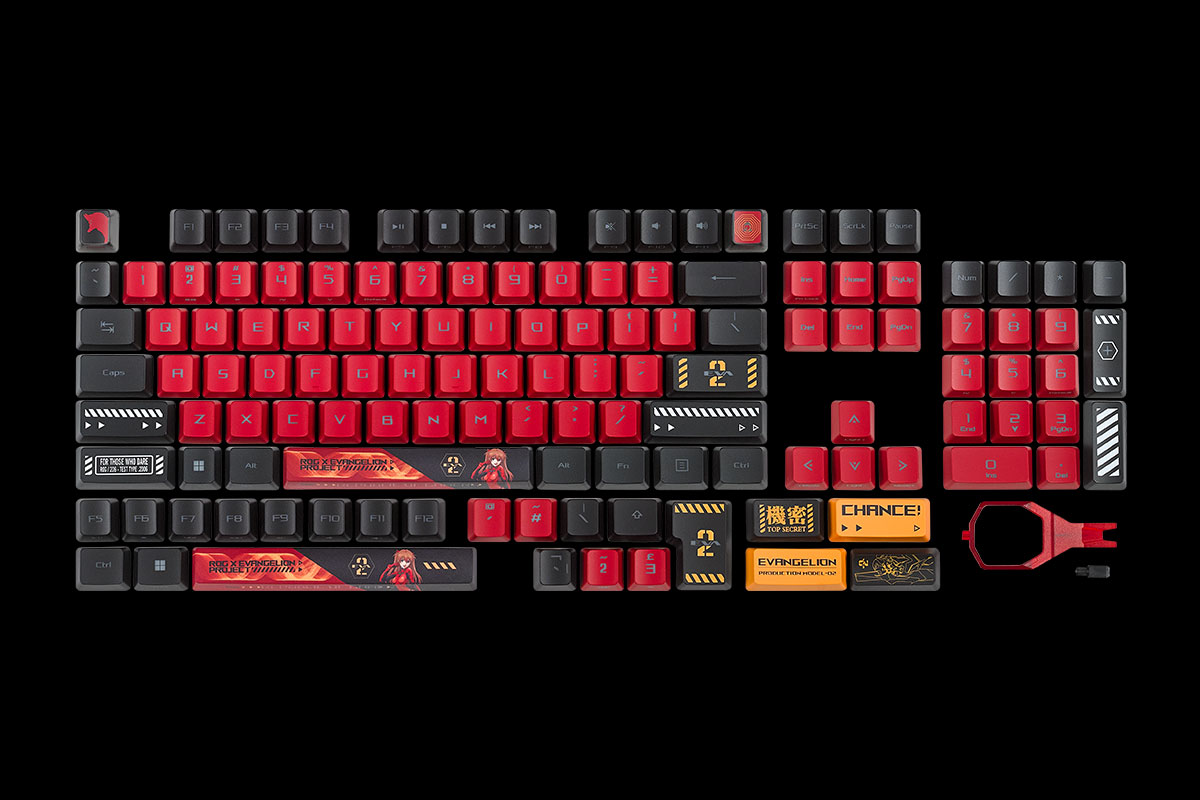 ASUS x Evangelion EVA-02 PC Gaming Components And Peripherals