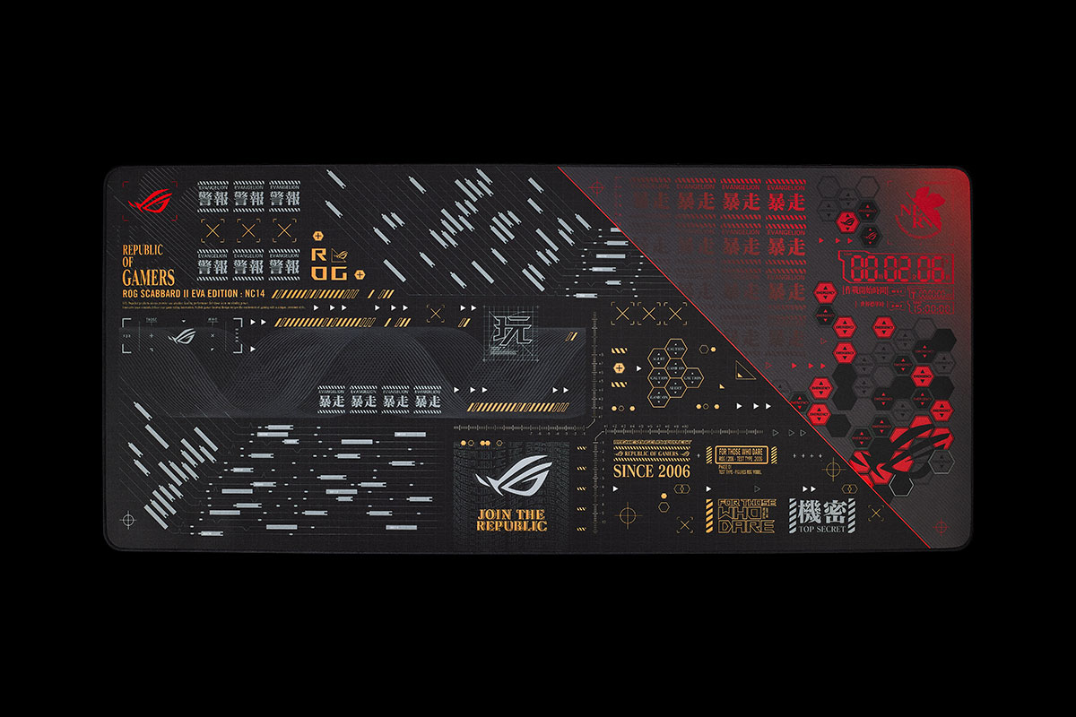 ASUS x Evangelion EVA-02 PC Gaming Components And Peripherals