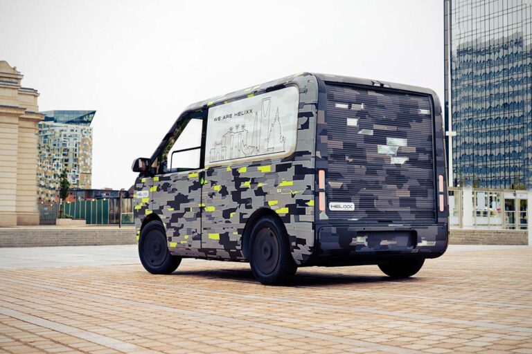 Helixx Unveils Helixx Commercial Delivery Van, A Demonstration Vehicle
