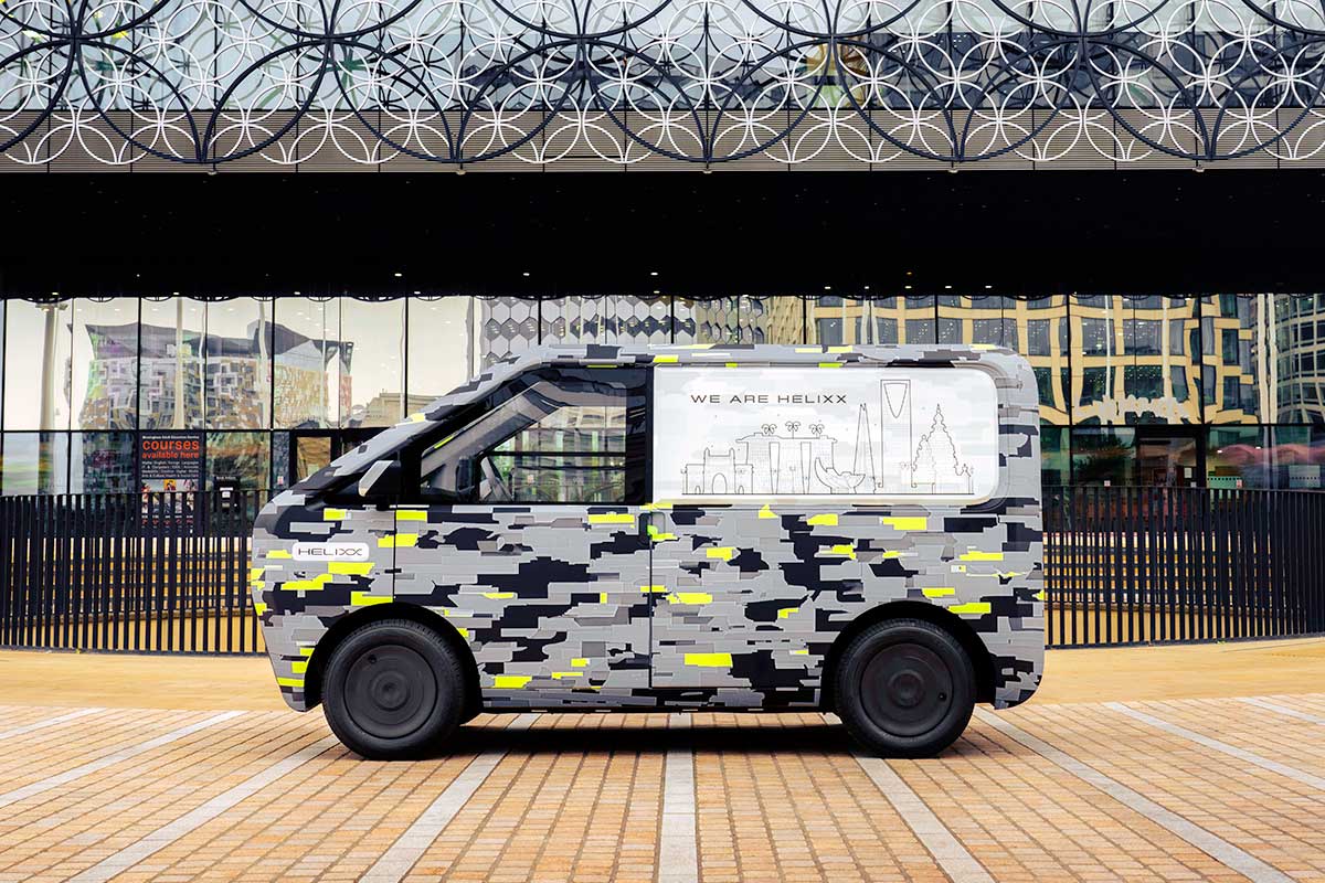 Helixx Unveils Helixx Commercial Delivery Van, A Demonstration Vehicle