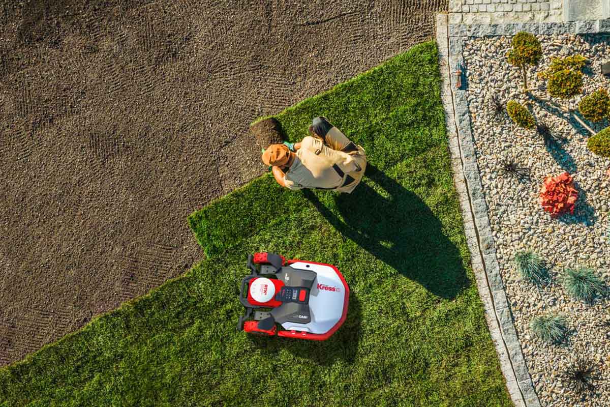 Kress Robotic Mower With RTKn And Mowing Action Plan Tech Promise ...
