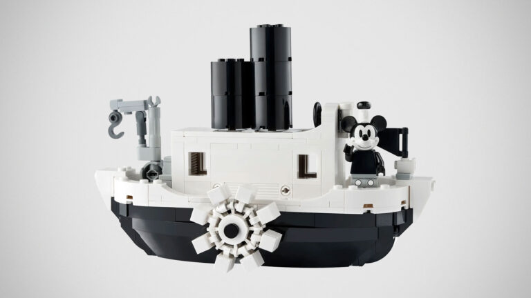 LEGO Celebrates 100 Years Of Disney With LEGO Mini Steamboat Willie ...