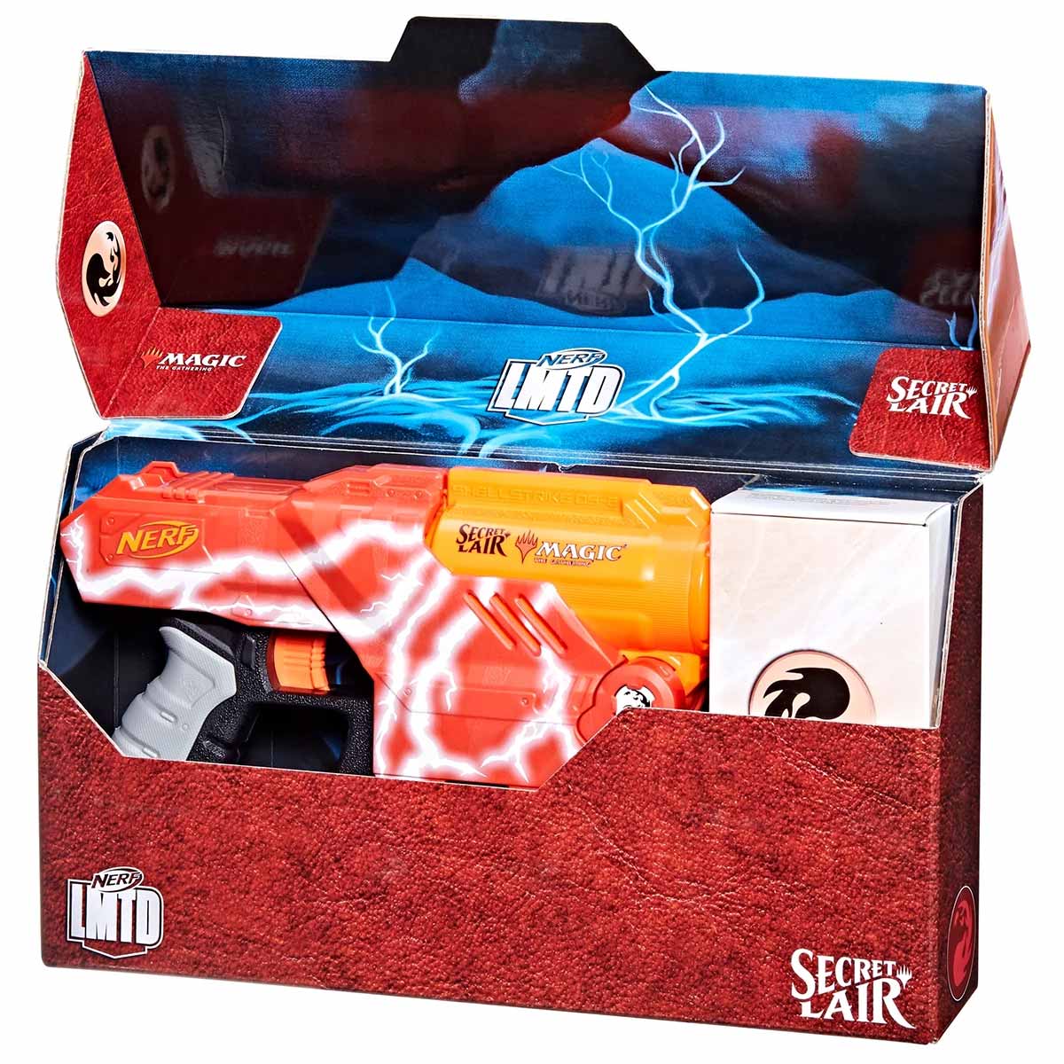 NERF LMTD Lightning Lair Blaster Comes Two Playable Lightning Bolt ...