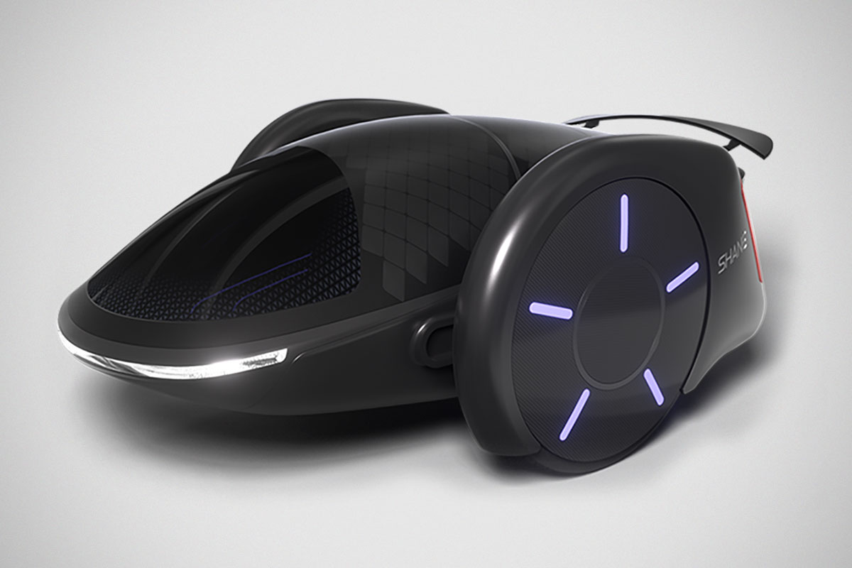 SHANE Is A Parallel Two-wheeled Electric Car By The Person Who Invented ...