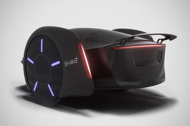 SHANE Is A Parallel Two-wheeled Electric Car By The Person Who Invented ...