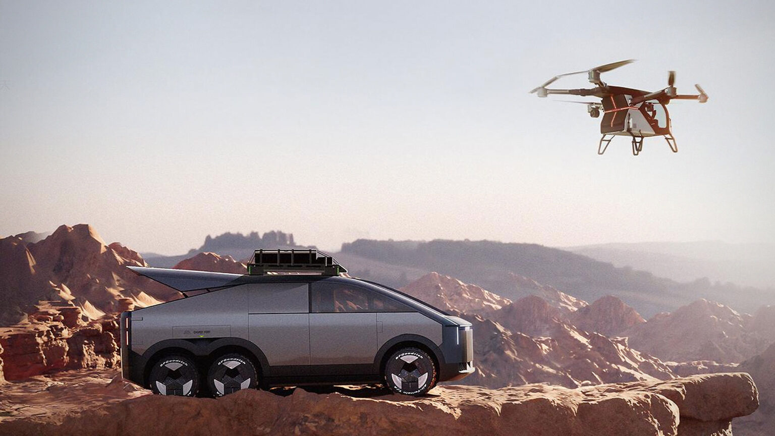 Xiaopeng HT Aero Land Air Carrier Concept Is An Adventure Vehicle That ...
