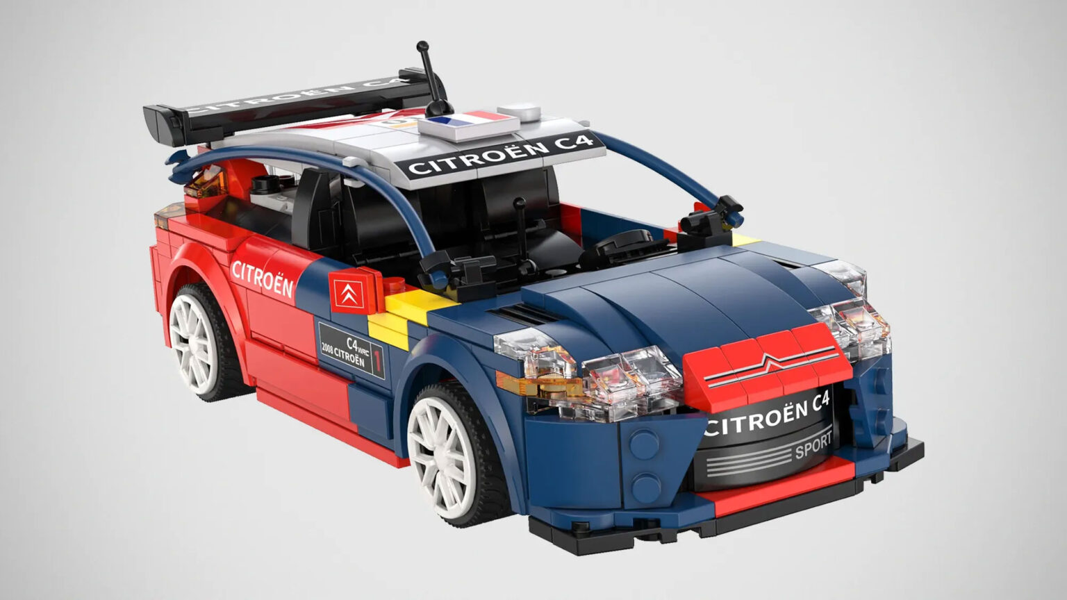 CaDA Officially Licensed 2008 Citroën C4 WRC C51078W Building Set