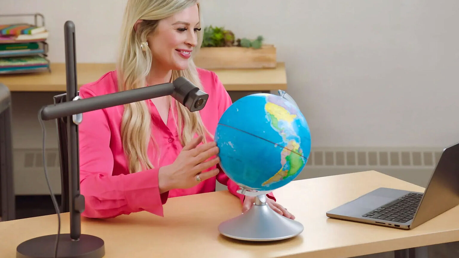 Logitech Reach Pro 2-in-1 Webcam, Overhead Camera: Webcam, Reimagined