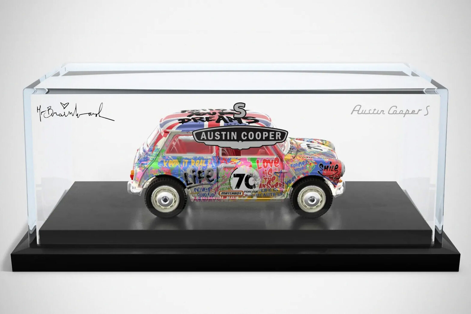 Matchbox x Mr Brainwash 1964 Austin Mini Cooper S: Own A Miniature ...
