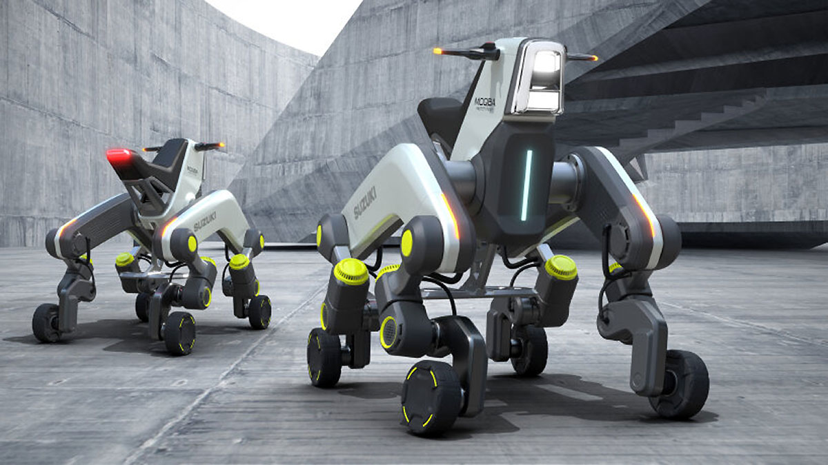 Suzuki MOQBA Next-gen Four-legged Mobility: It Rolls And It Can Climb ...