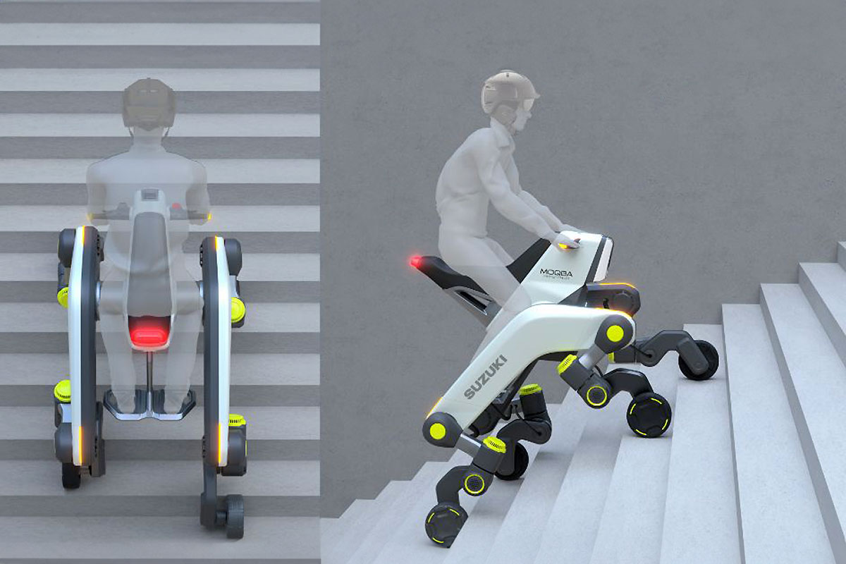 Suzuki MOQBA Next-gen Four-legged Mobility: It Rolls And It Can Climb ...