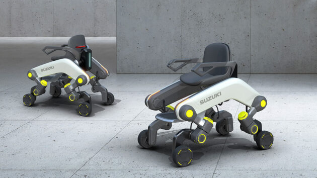 Suzuki MOQBA Next-gen Four-legged Mobility: It Rolls And It Can Climb ...