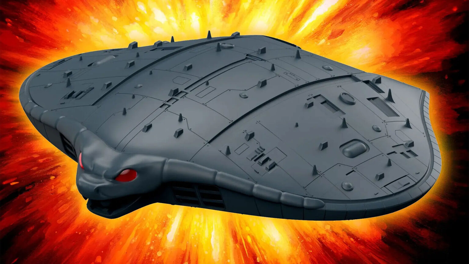 Super7 G.I. Joe ReAction Vehicle Cobra Mothership Is Super Cool But It ...