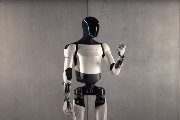 Tesla Optimus Gen 2 Humanoid Robot Moves Its Head And Hands Like Human ...