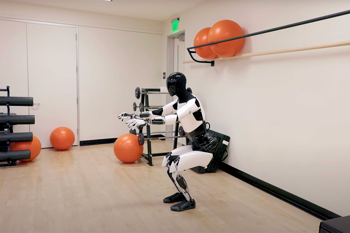 Tesla Optimus Gen 2 Humanoid Robot Moves Its Head And Hands Like Human ...