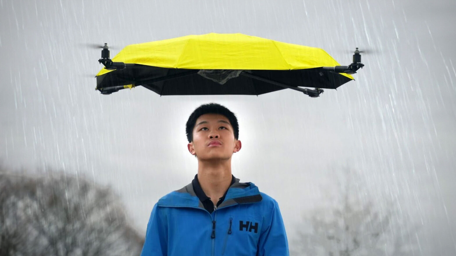 This Flying Umbrella Looks Straight Out Of A Sci-fi Flick!
