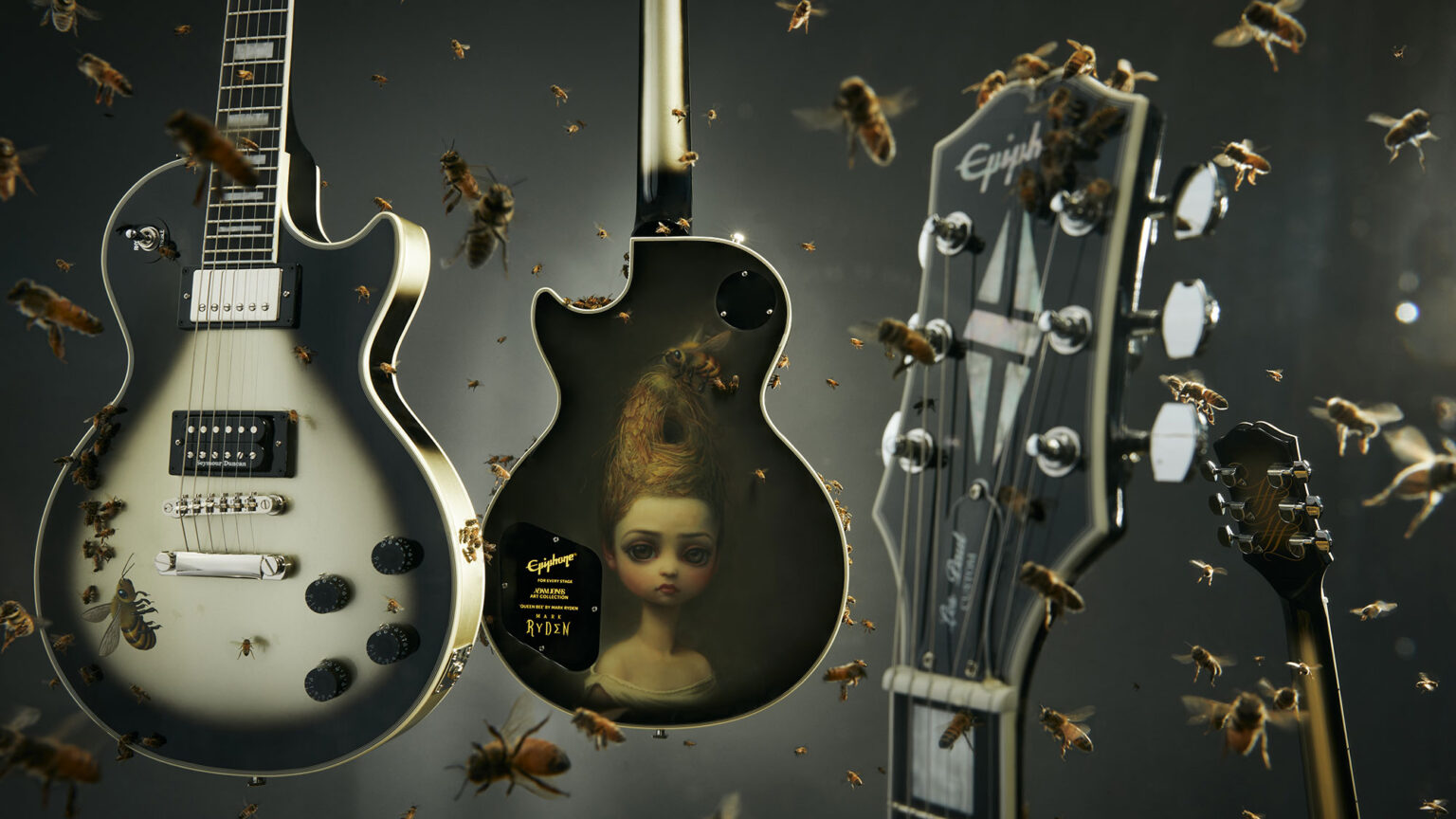 Epiphone Adam Jones Les Paul Custom Art Collection: When Art Becomes ...