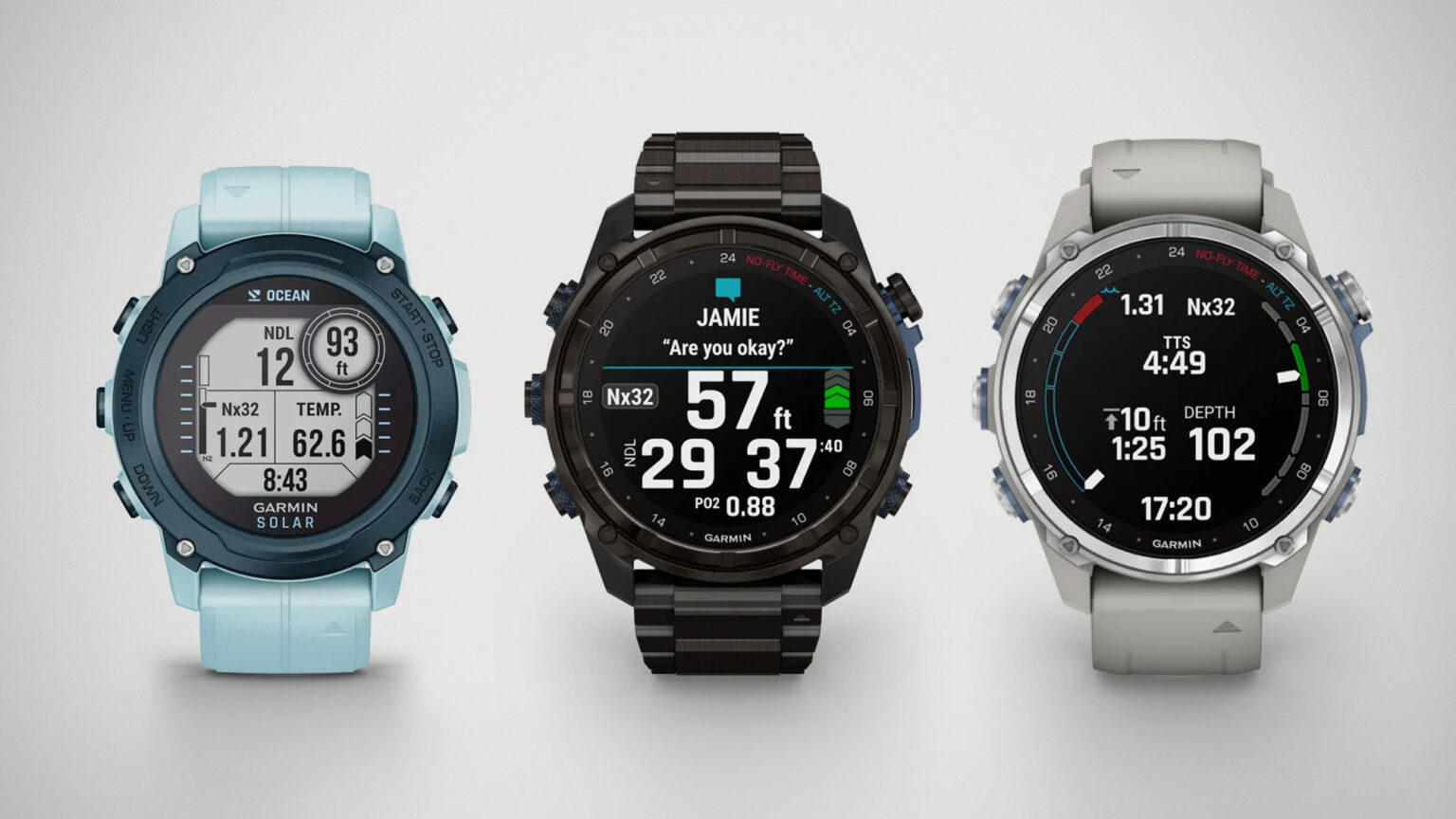 Garmin Descent G1 Solar Ocean Edition And Descent Mk3 Series Dive ...