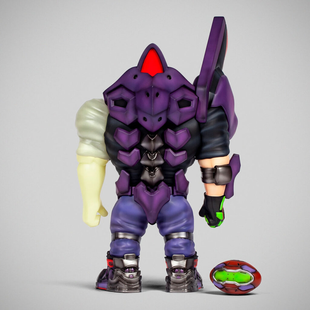 Lowfool League Of Steel EV0-5 Vinyl Figure: Awakened Unit-01 Becomes A ...