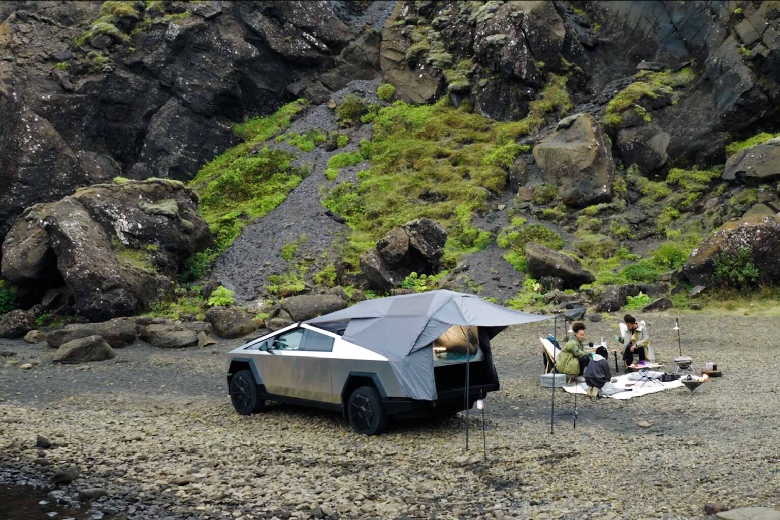 The Cybertruck Basecamp Tent Is Ready To Inflate Your Adventure