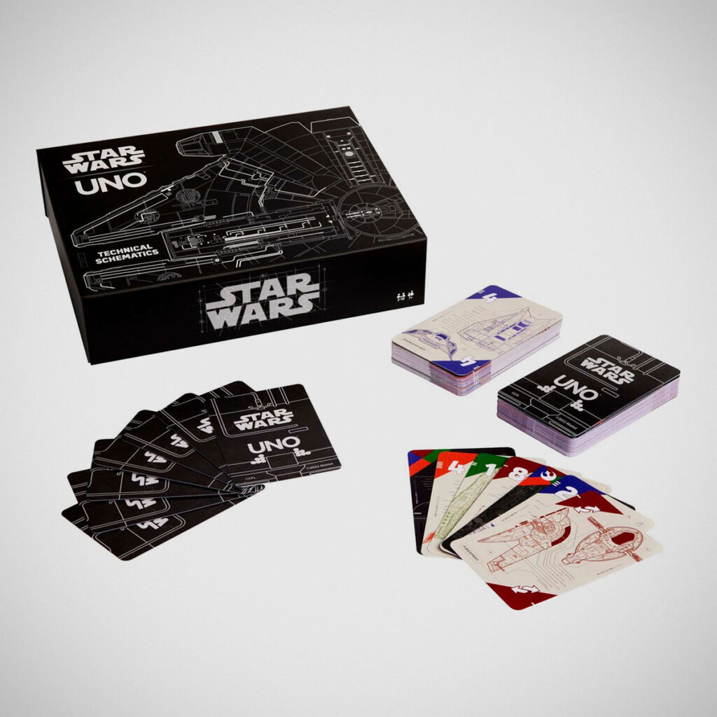 UNO Star Wars Technical Schematics Card Game: Possibly The Geekiest UNO ...