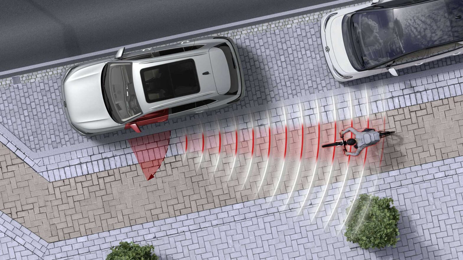 Volkswagen's New Exit Warning System Makes Opening The Car Doors From ...