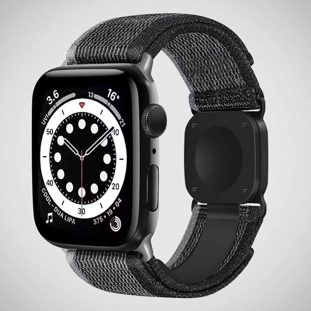 One Less Thing To Bring: Watch Band With Magnetic Wireless Charger For ...