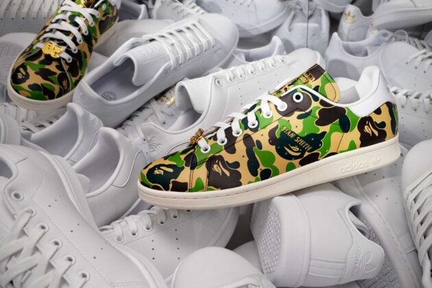 BAPE x adidas Stan Smith BAPE ABC Camo Sneakers: BAPE's 30th ...