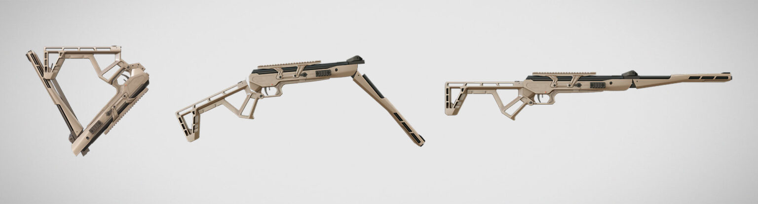 Black Bunker BM8 Foldable Break Barrel Survival Air Rifle: Perfect As A ...