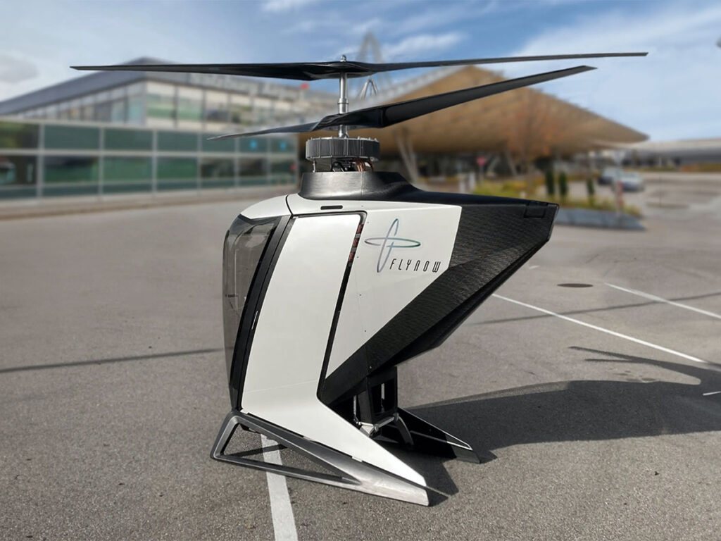 FlyNow eCopter Is Not A Multicopter; It’s An Unmanned Coaxial Electric ...