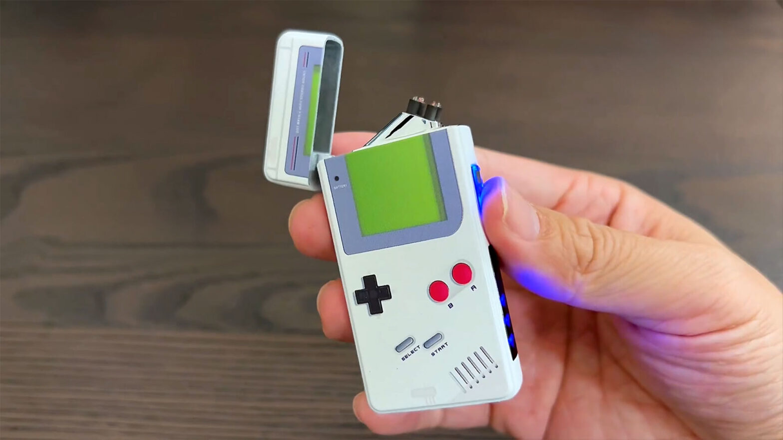 Electric Arc Lighter Dressed Up As Game Boy Is Hot For A Different Reason