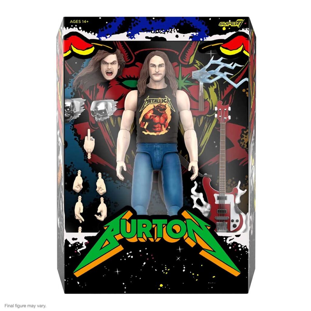 Super7 Superhero Poster Cliff Burton ULTIMATES! Figure: A Tribute To ...