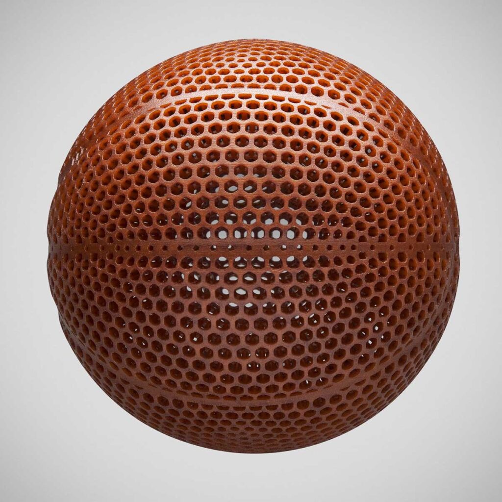 Wilson 3D Printed Airless Gen1 Basketball: Look Ma, No Air!
