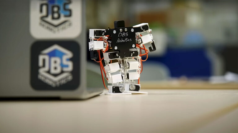 The World’s Smallest Humanoid Robot Has Limbs That Are Mostly Servos