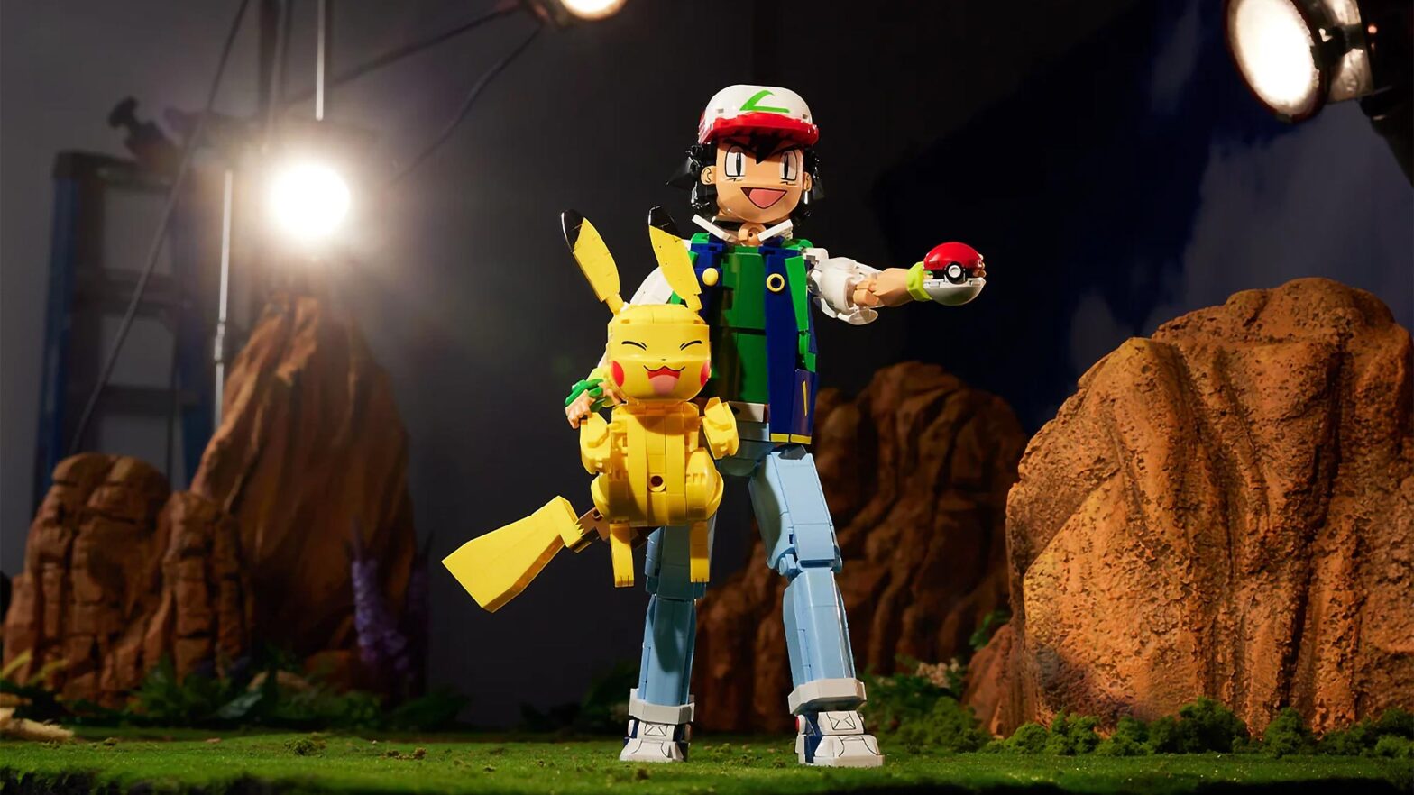 Ash & Pikachu: Path To Victory Building Toy Kit By MEGA: Finally, A ...