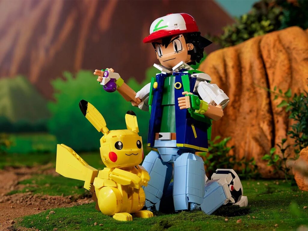 Ash & Pikachu: Path To Victory Building Toy Kit By MEGA: Finally, A ...