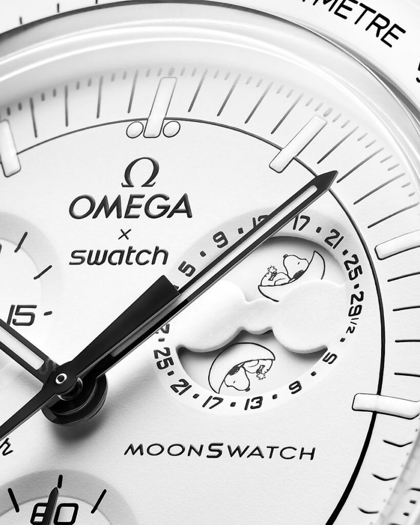 Bioceramic MoonSwatch Mission To The Moonphase: Chronograph, Moonphase ...