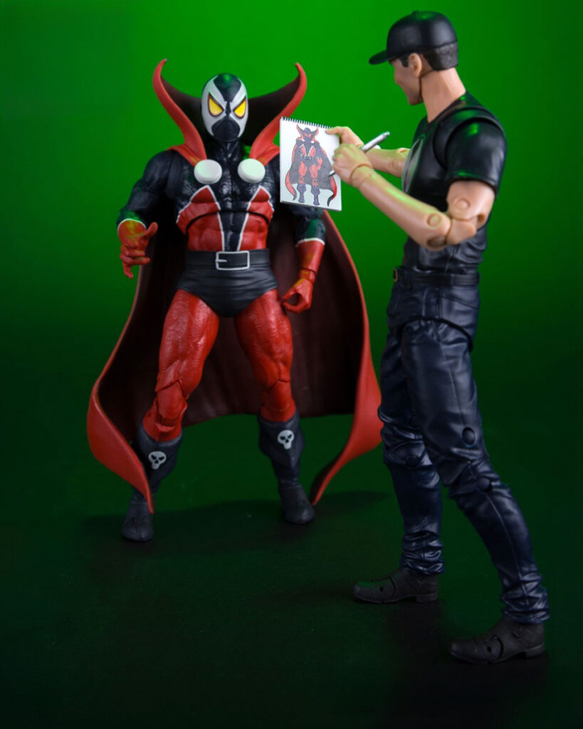 Spawn & Todd McFarlane (30 Years) 7" Scale Figure 2-Pack Features Todd ...