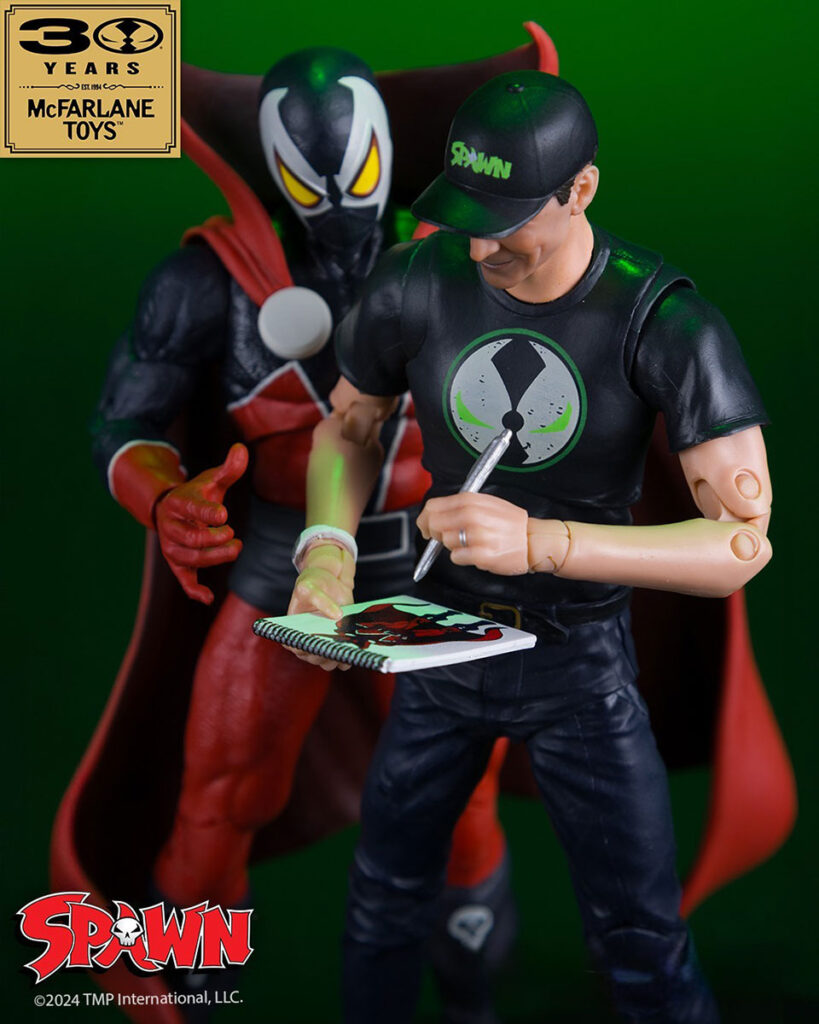 Spawn & Todd McFarlane (30 Years) 7" Scale Figure 2-Pack Features Todd ...
