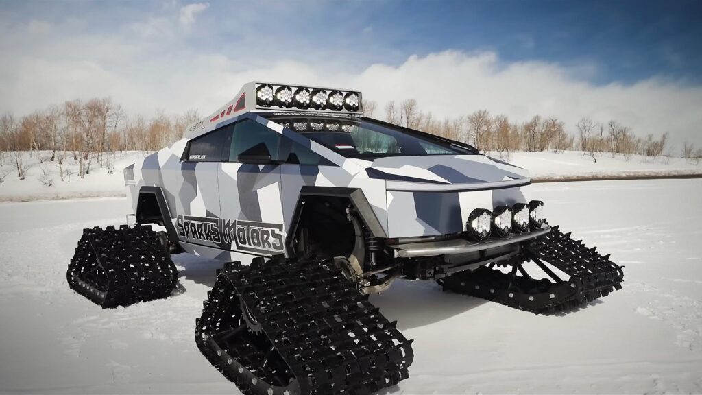 Meet The World’s First Cybertruck On Tracks By HeavyDSparks