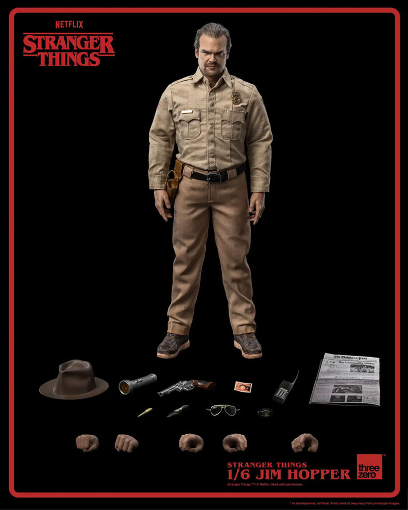 Threezero Adds Jim Hopper To Its Netflix’s Stranger Things 1/6 Scale ...