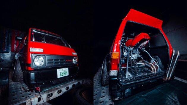 A Van Powered By A Whole Motorcycle Is Unnecessary But Cool All At The ...