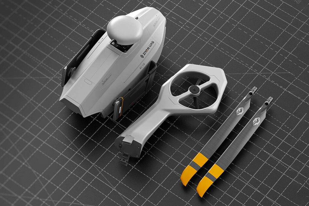 Ziyan Shadow S3 Unmanned Aerial Vehicle Looks Like A Vehicle Straight ...