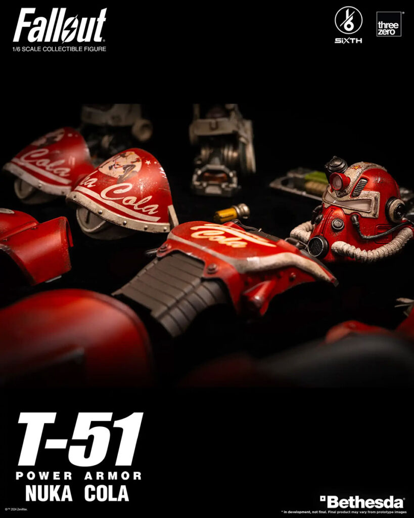 threezero Fallout 1/6 T-51 Nuka Cola Power Armor Figure: Straight Out ... threezero Fallout 1/6 T-51 Nuka Cola Power Armor Figure: Straight Out ...