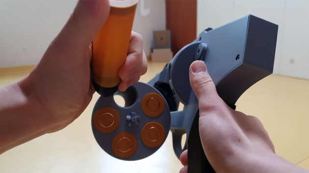 25mm Revolver Hand Cannon By Flasutie: Propelled By HHO Gas!